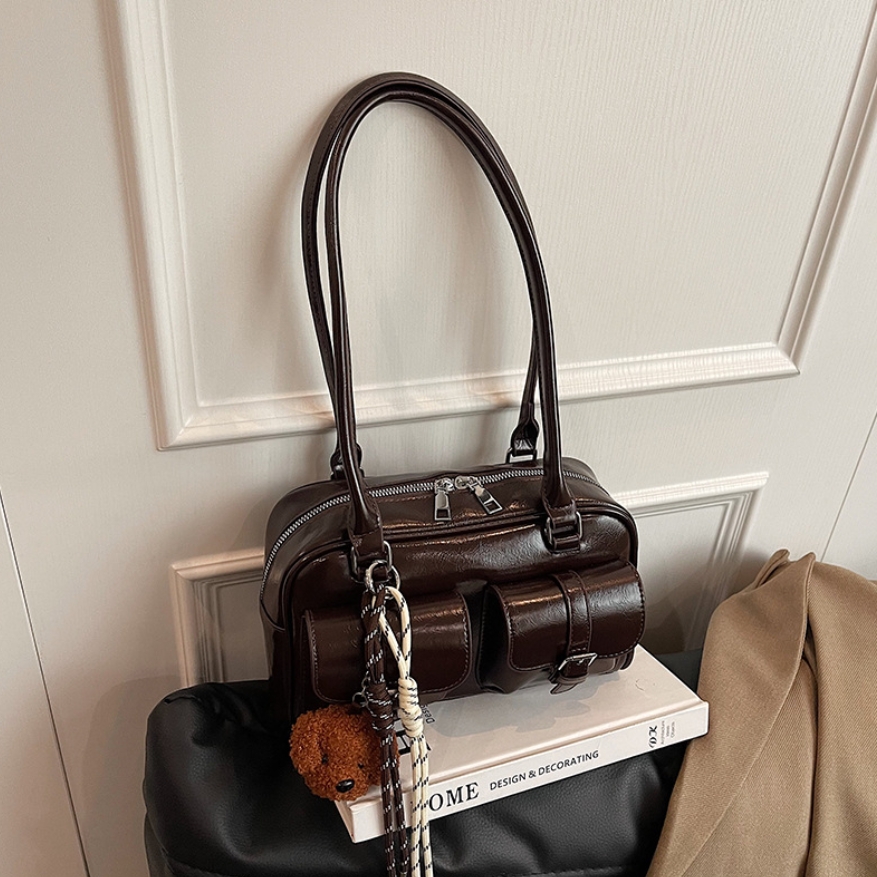 SeaGloca Niche Bowling Underarm Bag Large Capacity Commuter Shoulder Tote For Woman No 1989 ...