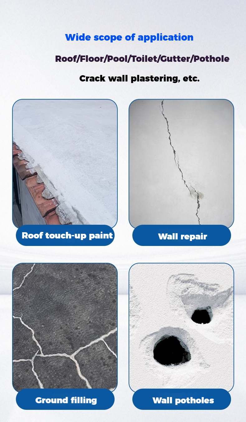 FDC MALL Cement Repair 1KG/Can The Wall Surface Floor Waterproof Crack ...