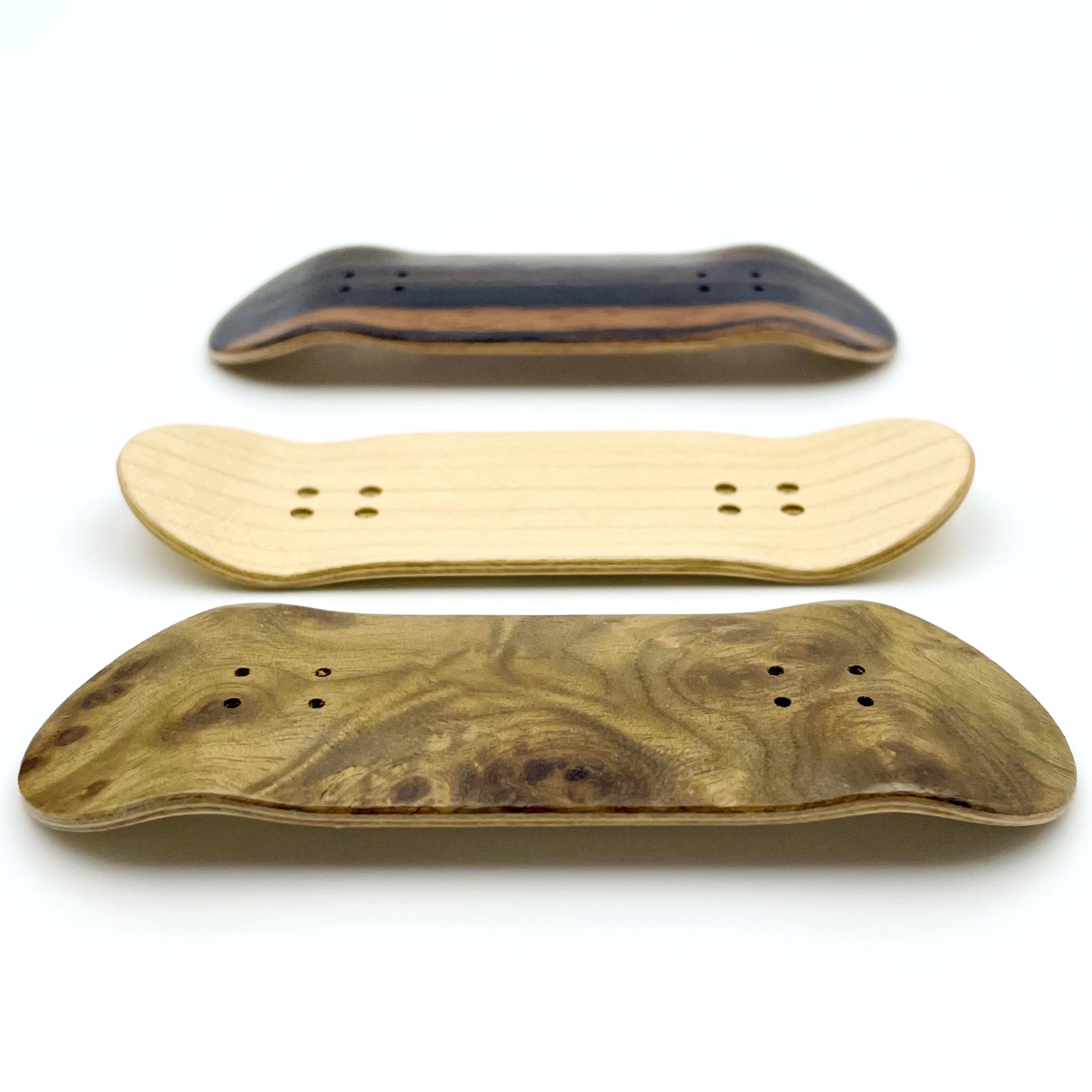 32mm Wooden Fingerboard Deck Handmade Board Low Concave for Finger ...