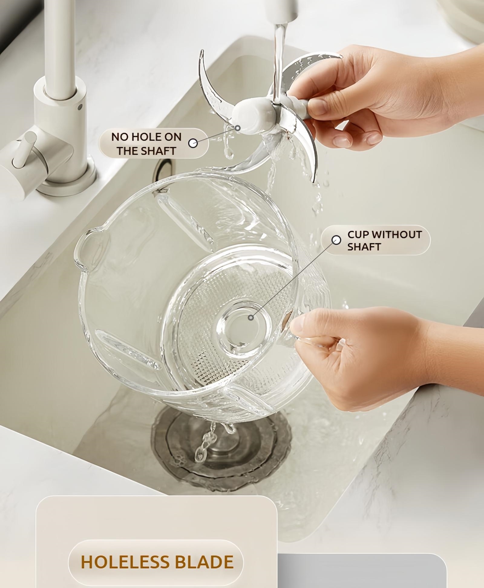 Bear Food Processor Electric Blender Vegetable Garlic Chopper Grinder ...