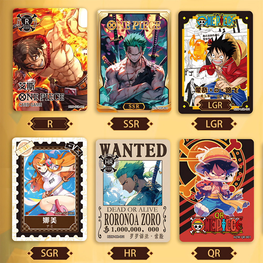 1Pack One Piece Card rare AR/LGR/TCR tcg zoro luffy Flash kad anime ...
