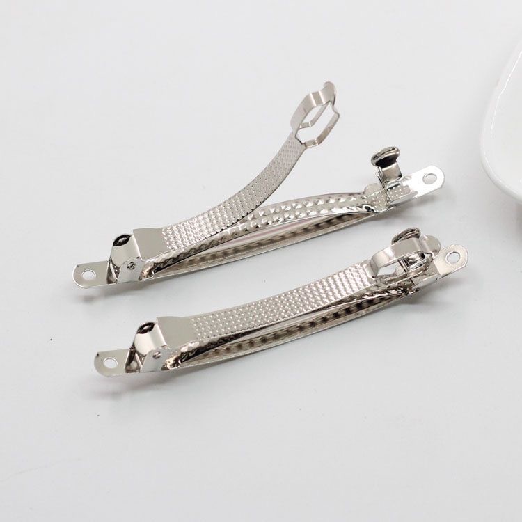 50pcs/three-piece 8cm Jumping Clip Hairpin Handmade Accessories Spring ...