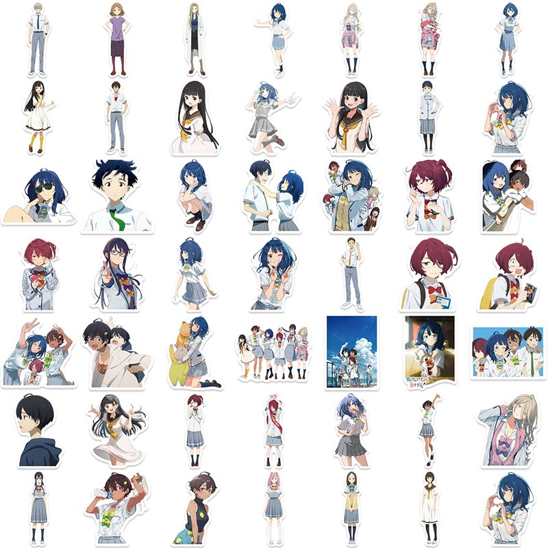 50pcs Makeine Too Many Losing Heroines Stickers Anime Anna Yanami ...