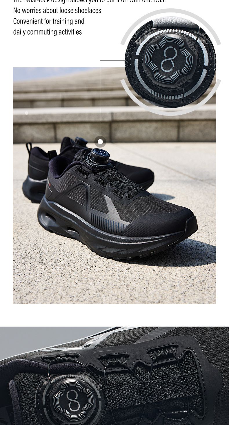 ANTA Men A-EBUFFER 9 Pro Training Shoes HABU Knob Fitness Running ...