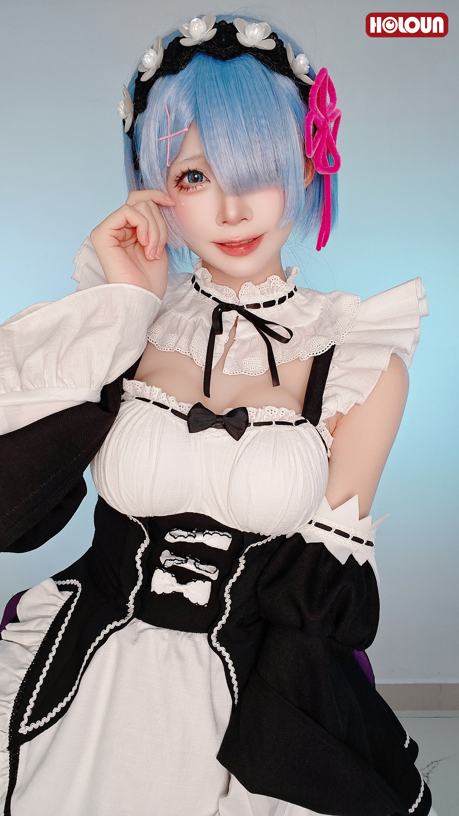 HOLOUN Ram Rem Cosplay Costume RE:ZERO Maid costumes Life in a ...