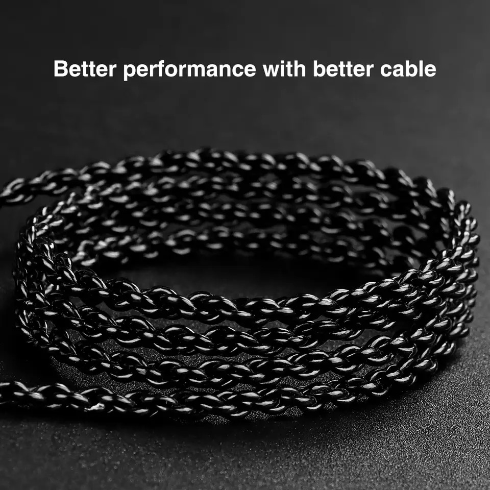 TRN A1 Earphone Upgrade Cable QKZ KZ C Pin S Pin 3.5mm Type C Wire for KZ TRN CCA QKZ EDX PRO ...