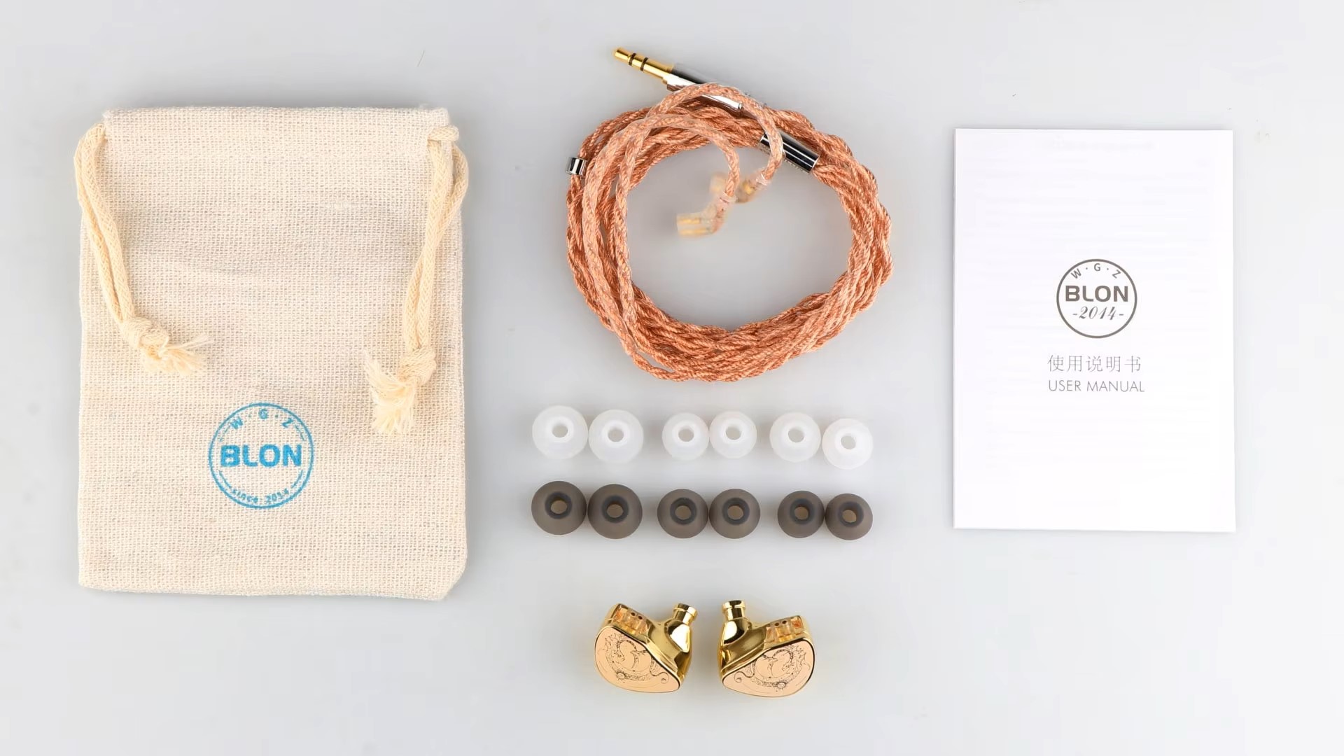 BLON x HBB Z300 10mm Silicone Diaphragm In Ear Monitor Earphone Detachable 2Pin Copper Cable ...