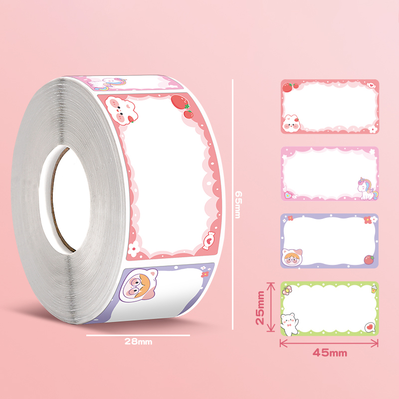 1000 pcs of self-adhesive label sealing packaging label Handwritten ...