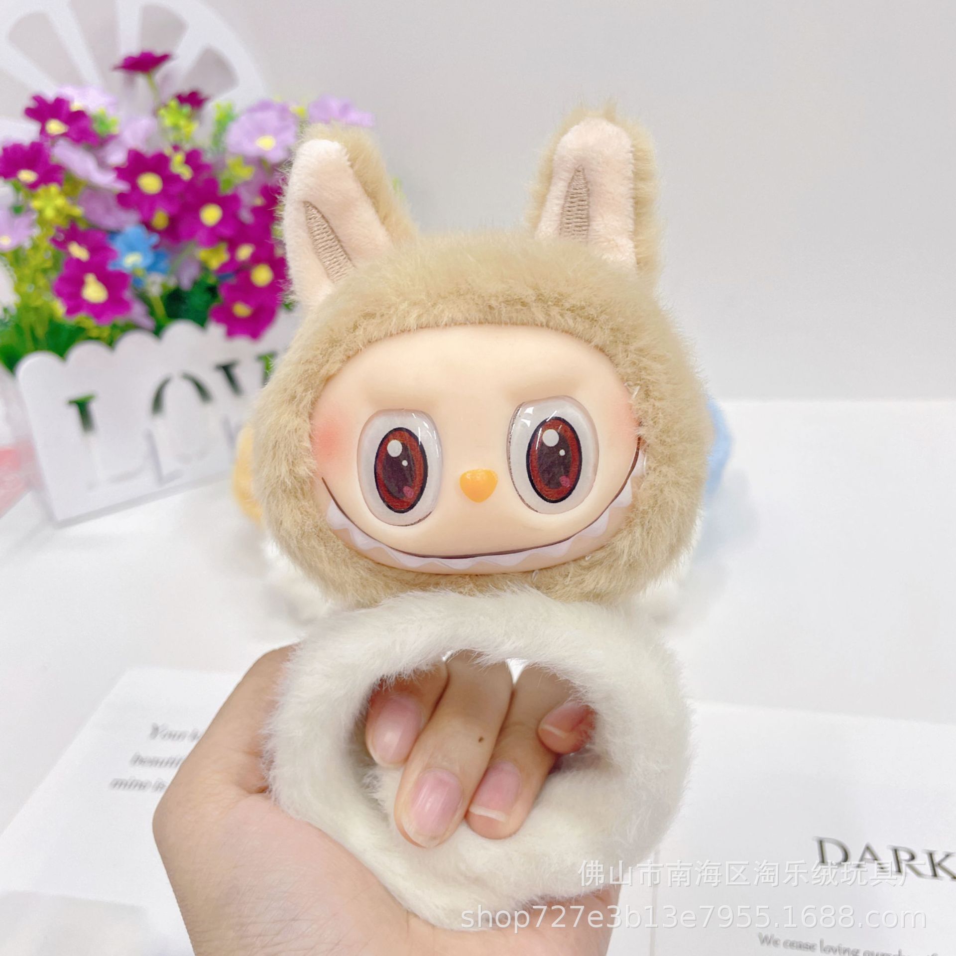 Cute LABUBU plush clapping circle children's bracelet plush toy LABUBU ...