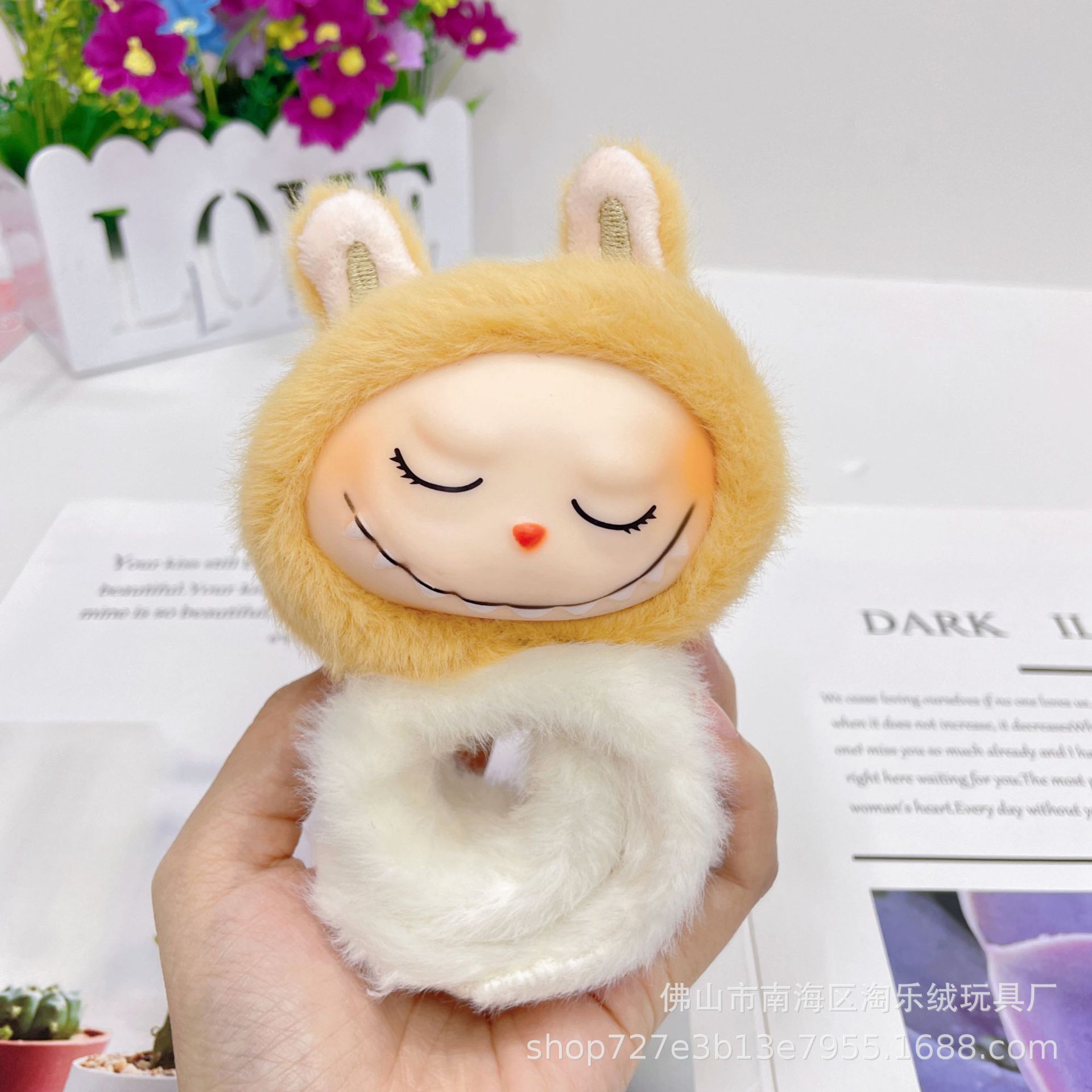 Cute LABUBU plush clapping circle children's bracelet plush toy LABUBU ...
