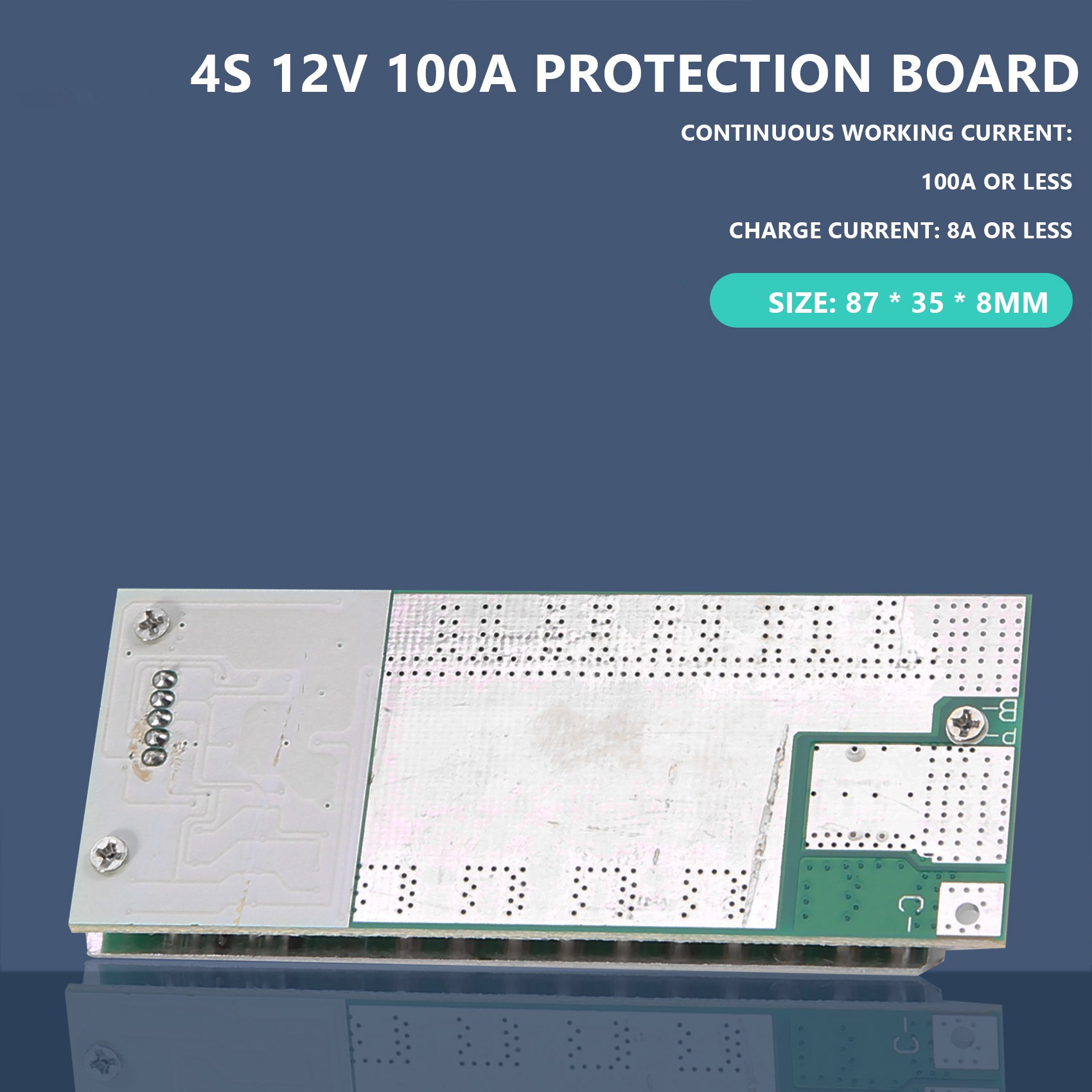 Lifepo4 Protection Circuit Board, 4S 12V 100A | Shopee Philippines