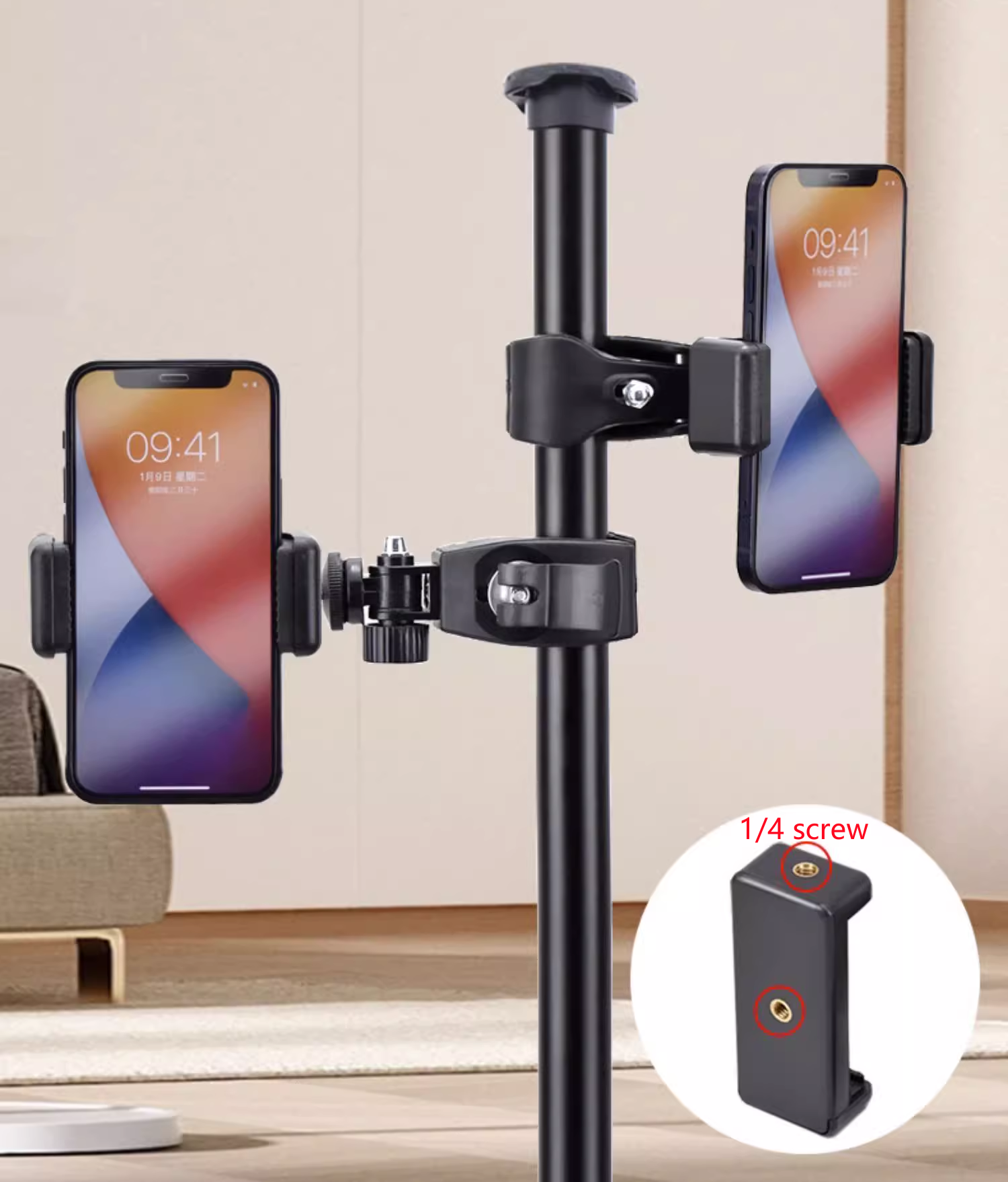 Selens Mobile Phone Clips Phone Holder on Tripod Stable Support ...