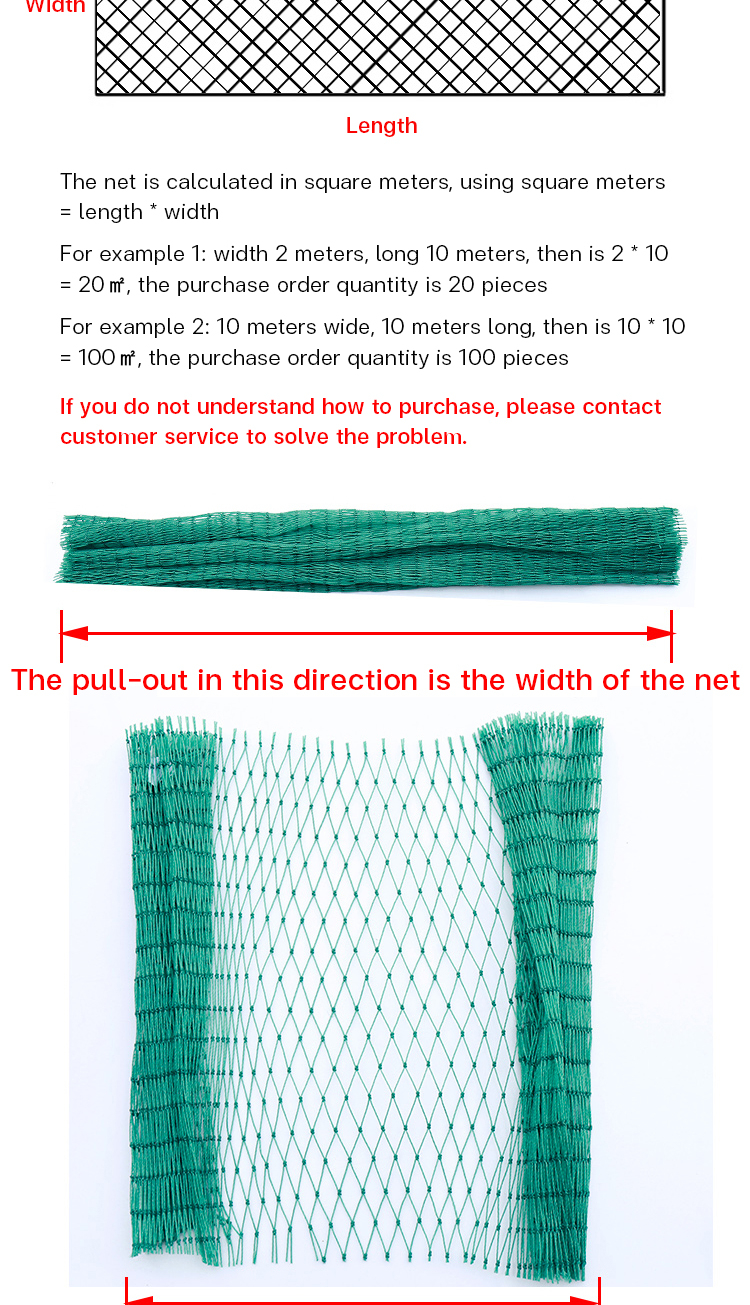 Free rope 50/100/200M Chicken Net Range Net For Chicken Lambat Outdoor ...
