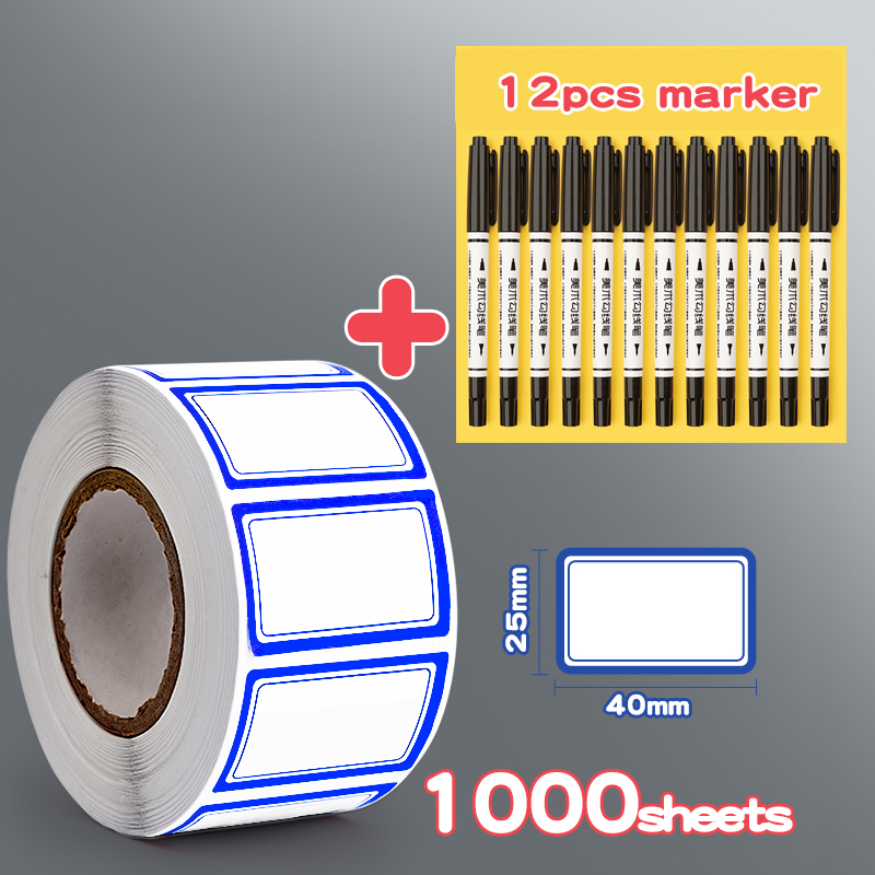 1000sheets Label Sticker Adhesive Label Sticker Waterproof Oilproof ...