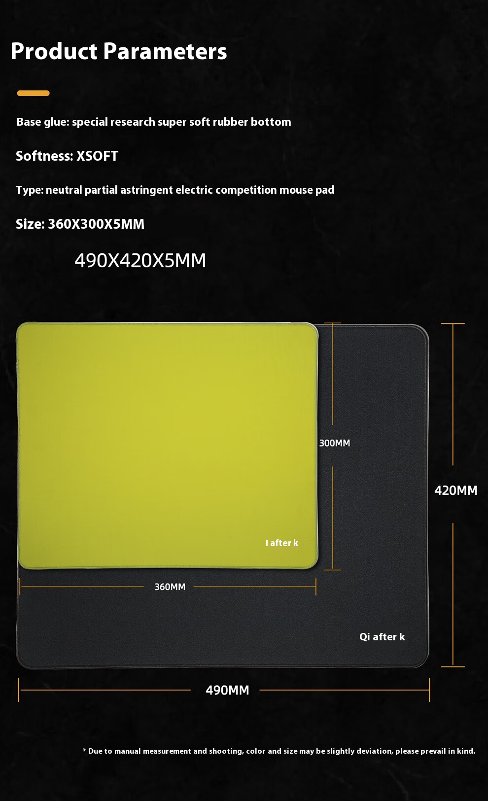 IROK SI09 99 Type 5mm Natural Rubber XSoft Soft Soft and Slightly ...