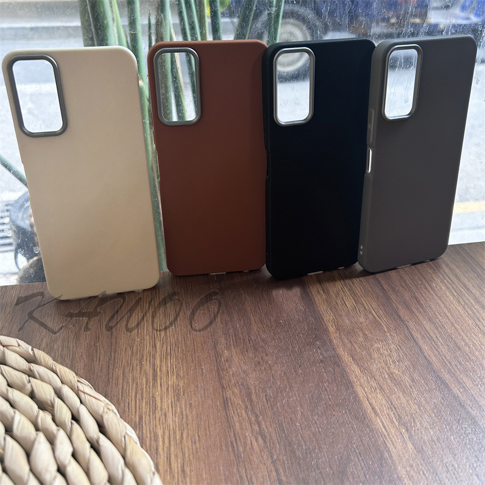 Oppo A57 A77s 4G A16 A54 A74 A55 A36 Reno 5 4 6 7 Leather Skin Soft TPU ...