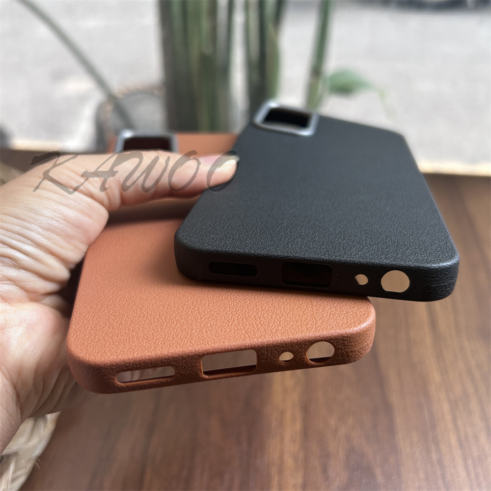 Oppo A57 A77s 4G A16 A54 A74 A55 A36 Reno 5 4 6 7 Leather Skin Soft TPU ...