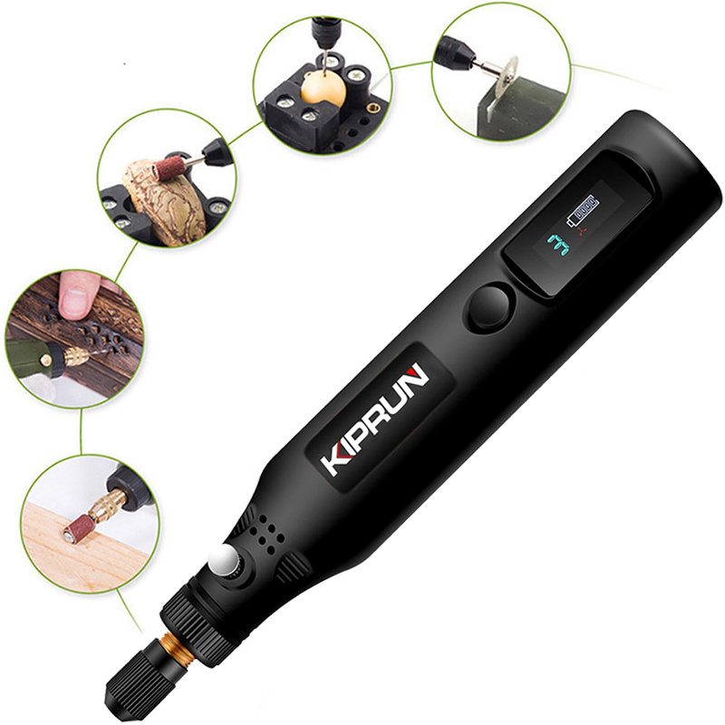 KIPRUN Mini Cordless Rotary Tool with Work Screen, Electric Rotary Tool ...