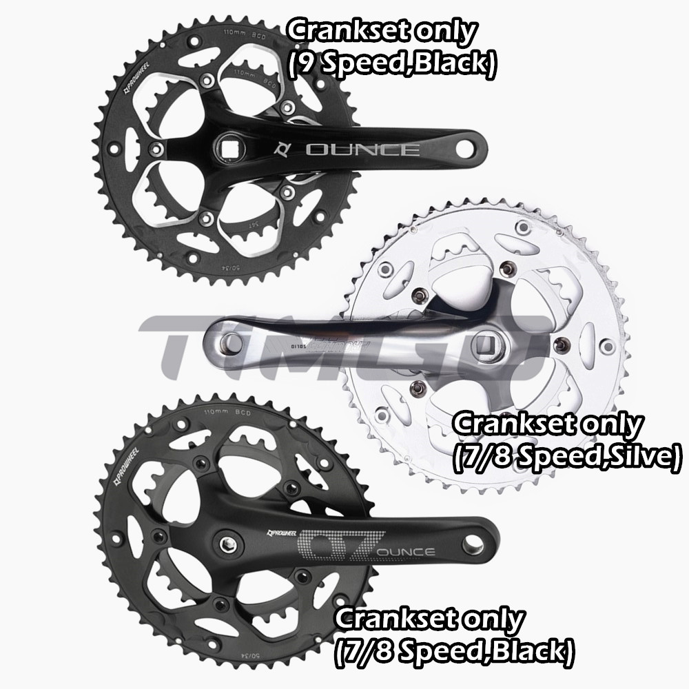 Prowheel Ounce Road Bike Folding Bike 2×7/8/9 Speed Crankset 50-34T ...