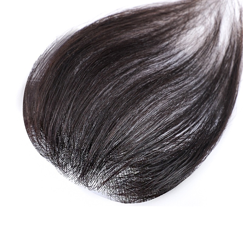 Hairline fake hair patch for men and women Forehead Real hair patch ...