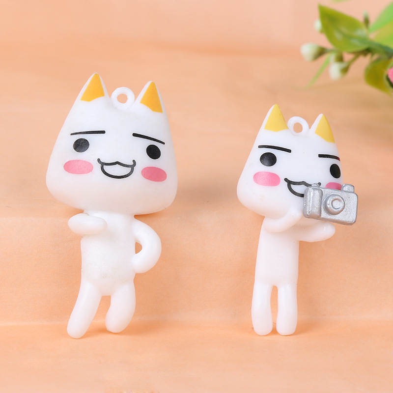 10Pcs/Set Kawaii Toro Inoue The Cat Cute Action Anime Figurines Car ...