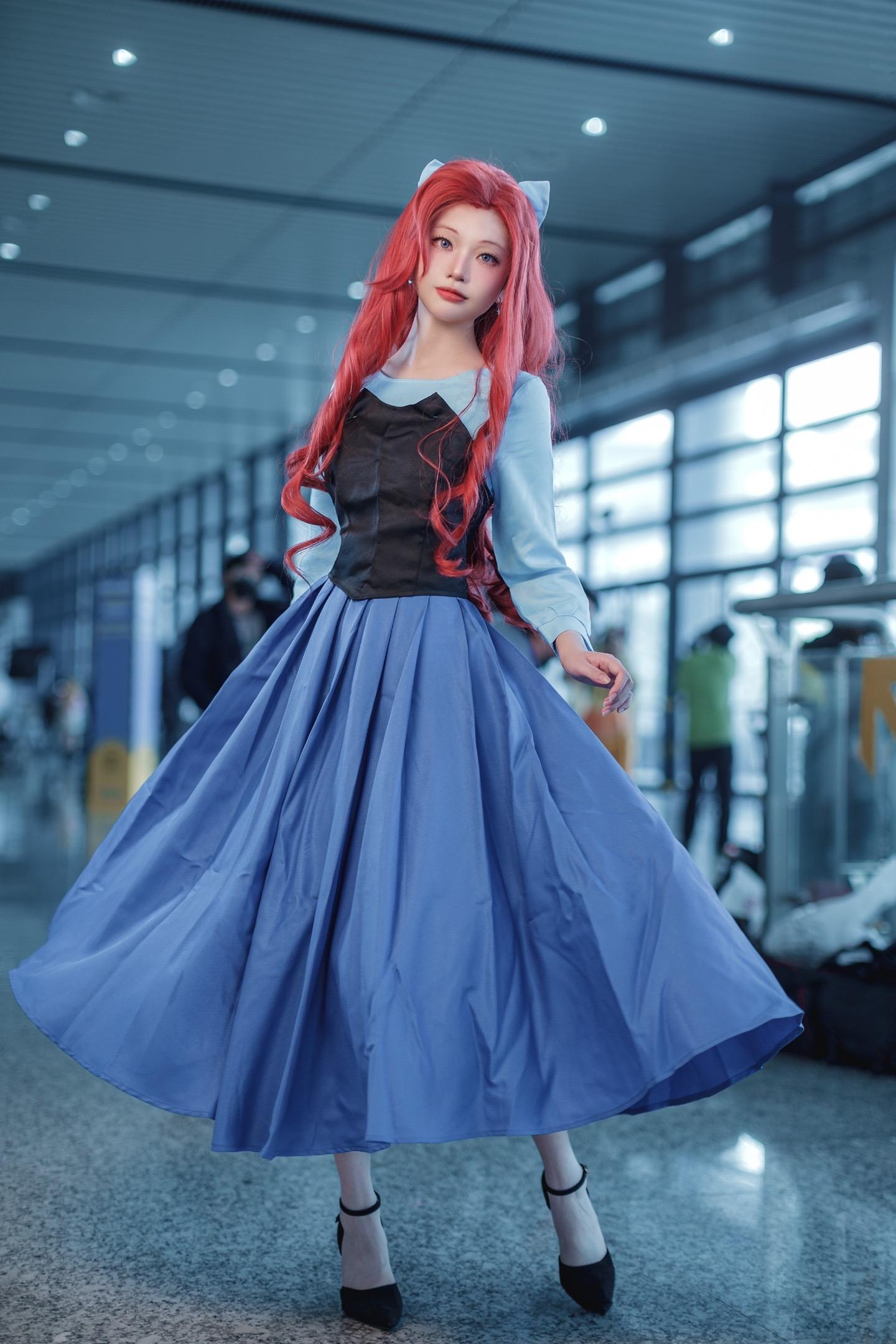 Little Mermaid Cos Women's Clothing Sea's Daughter Princess Ariel Adult ...