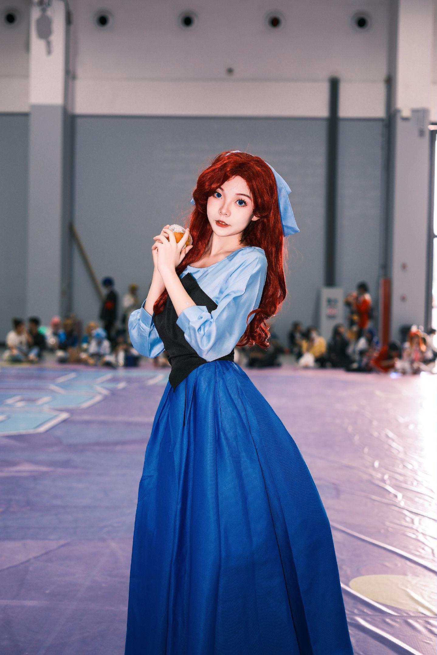 Little Mermaid Cos Women's Clothing Sea's Daughter Princess Ariel Adult ...