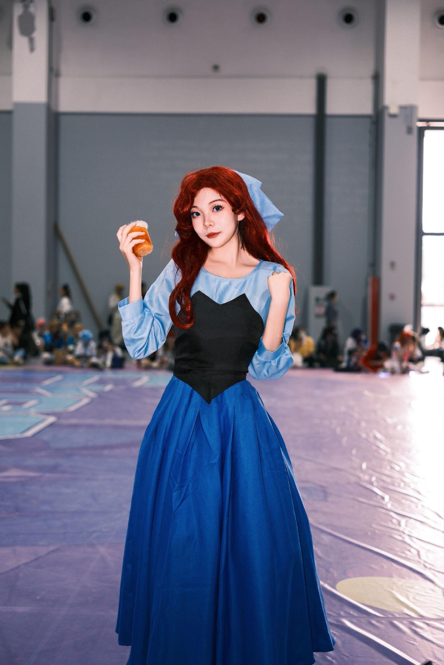 Little Mermaid Cos Women's Clothing Sea's Daughter Princess Ariel Adult ...