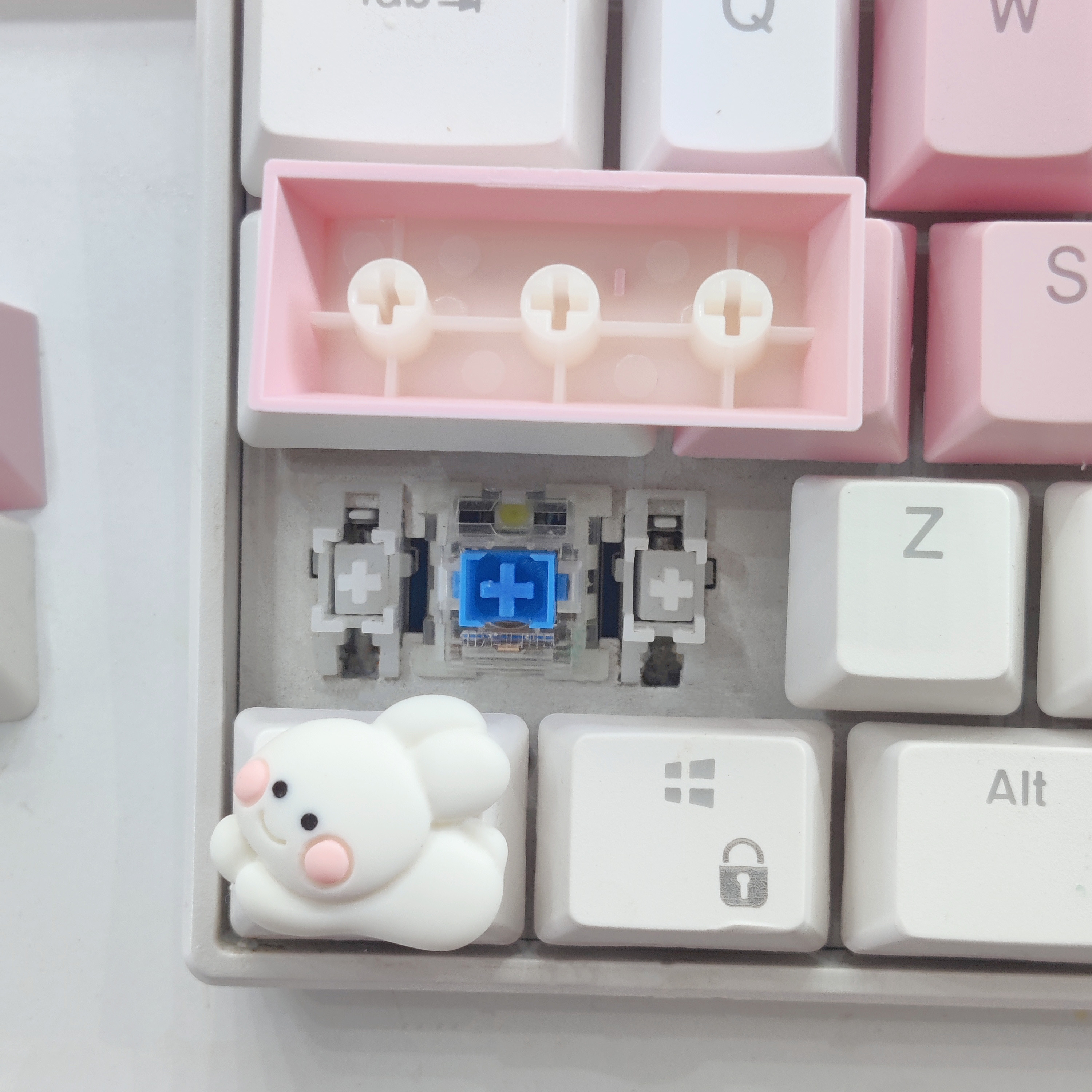 Shift Enter Key 2.25U Mechanical Keyboard Keycap Custom Heart Wings Pig ...