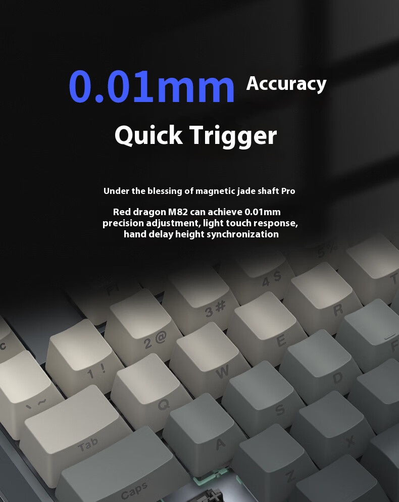 REDRAGON M82/M82Pro Gaming Magnetic Axis Keyboard Gasket Structure 8K ...