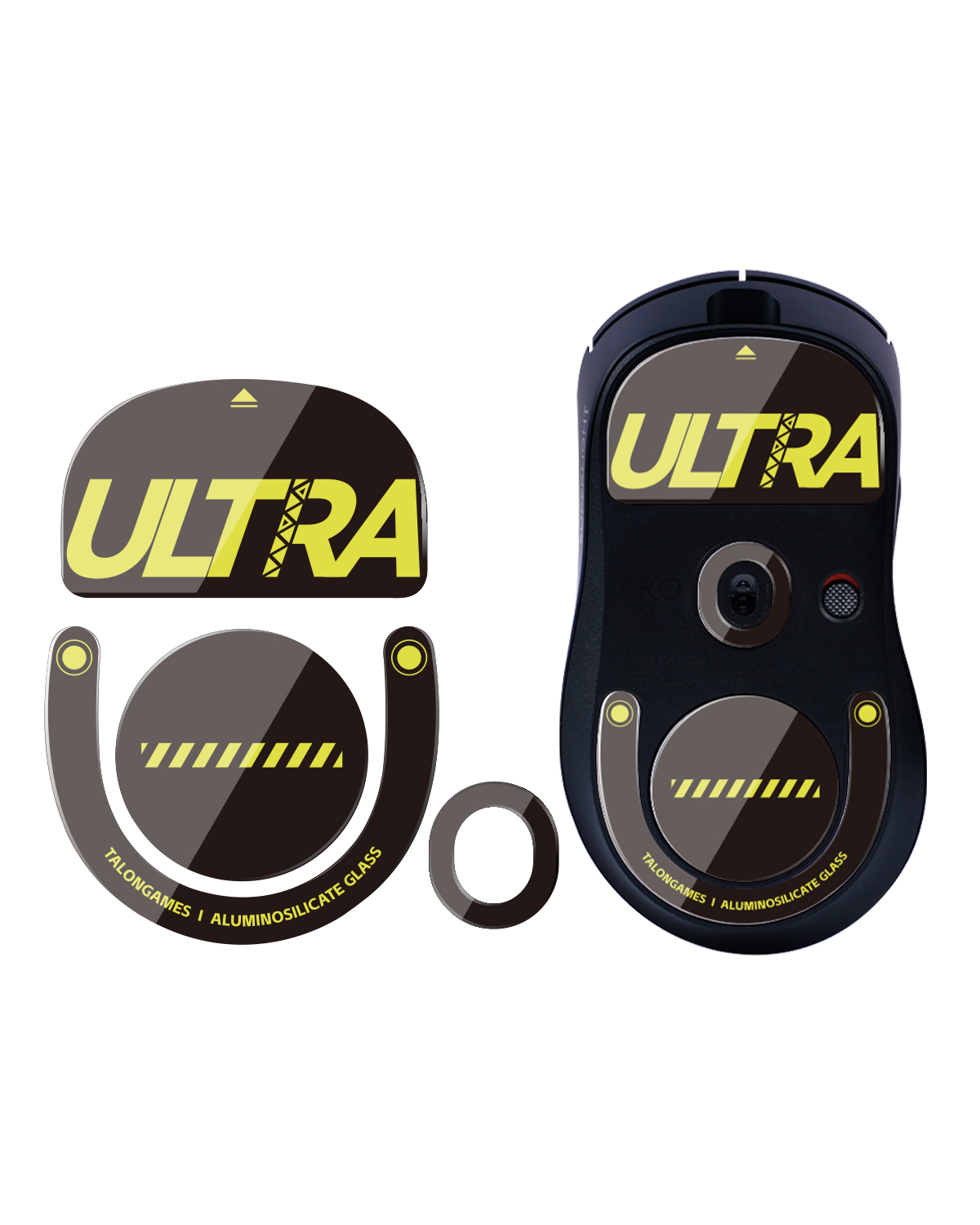 TALONGAMES Glass Mouse Feet Skates Mouse Sensor Glide Pads For Logitech ...