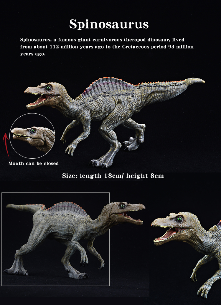 Simulation Prehistoric Jurassic Indominus Rex Spinosaurus Animals Model ...