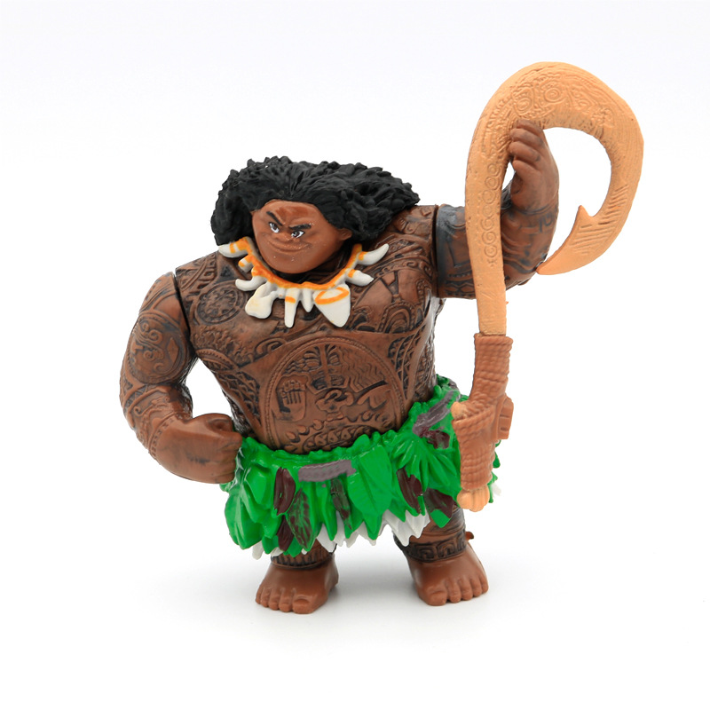 6Pcs/Set Moana 2 Action Figure Toy Model Doll Princess Moana Maui Hei ...