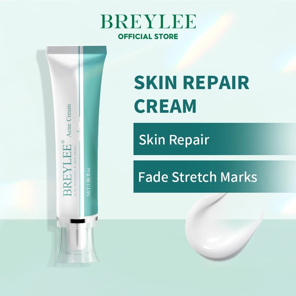 BREYLEE Acne Scar Removal Cream Skin Repair Scar Acne Treatment Remove Stretch Marks Whitening ...