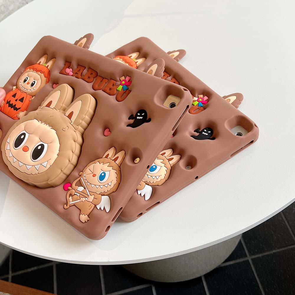 Cute 3D Labubu For iPad Pro2024 11inch Mini 1/2/3/4/5/6 11 silicone ...