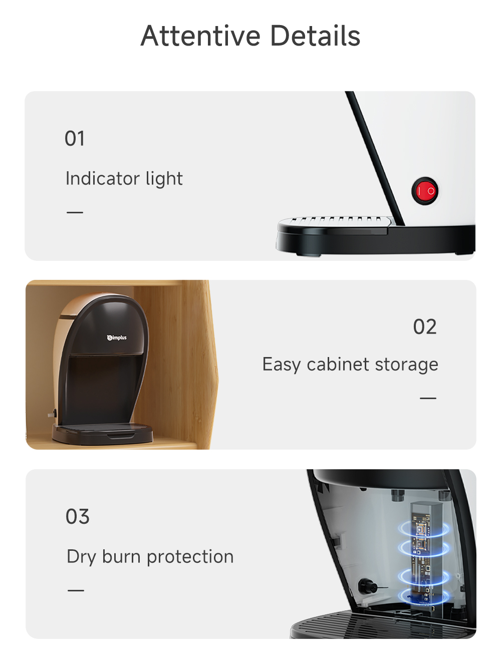 Simplus Drip Coffee Maker American Coffee Machine Dual Use for Coffee ...