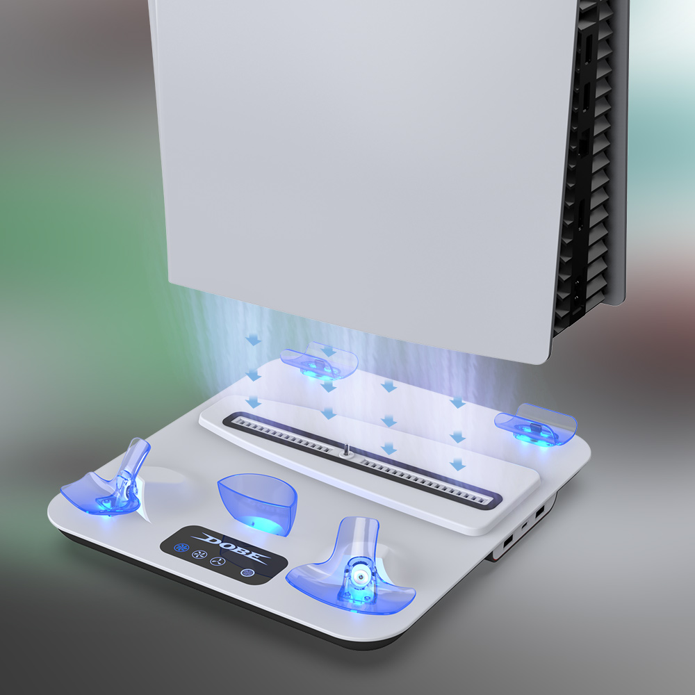 Horizontal Lying PS5 Game Console Stand Compatible for PS5/ PS5 SLIM ...