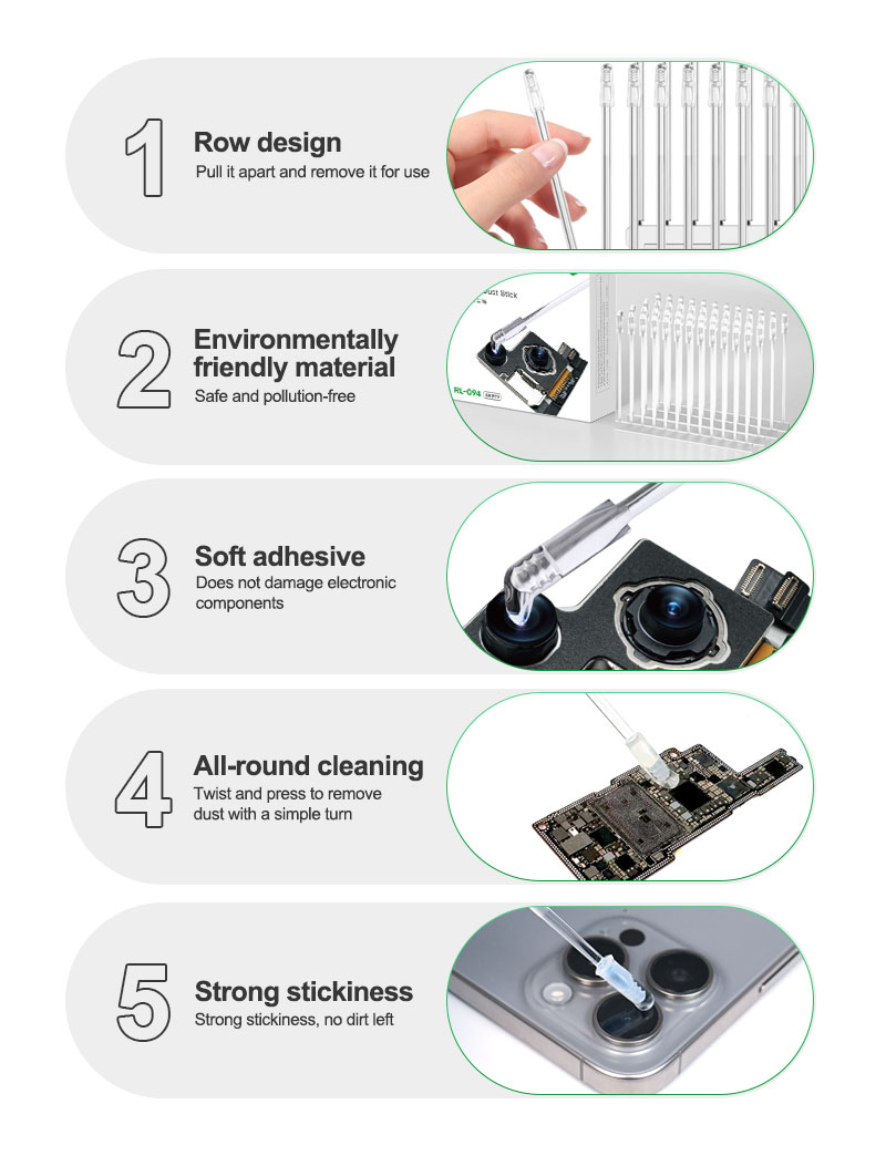 RL-094 Camera dust stick easily removed dust non-irritating, non-toxic ...