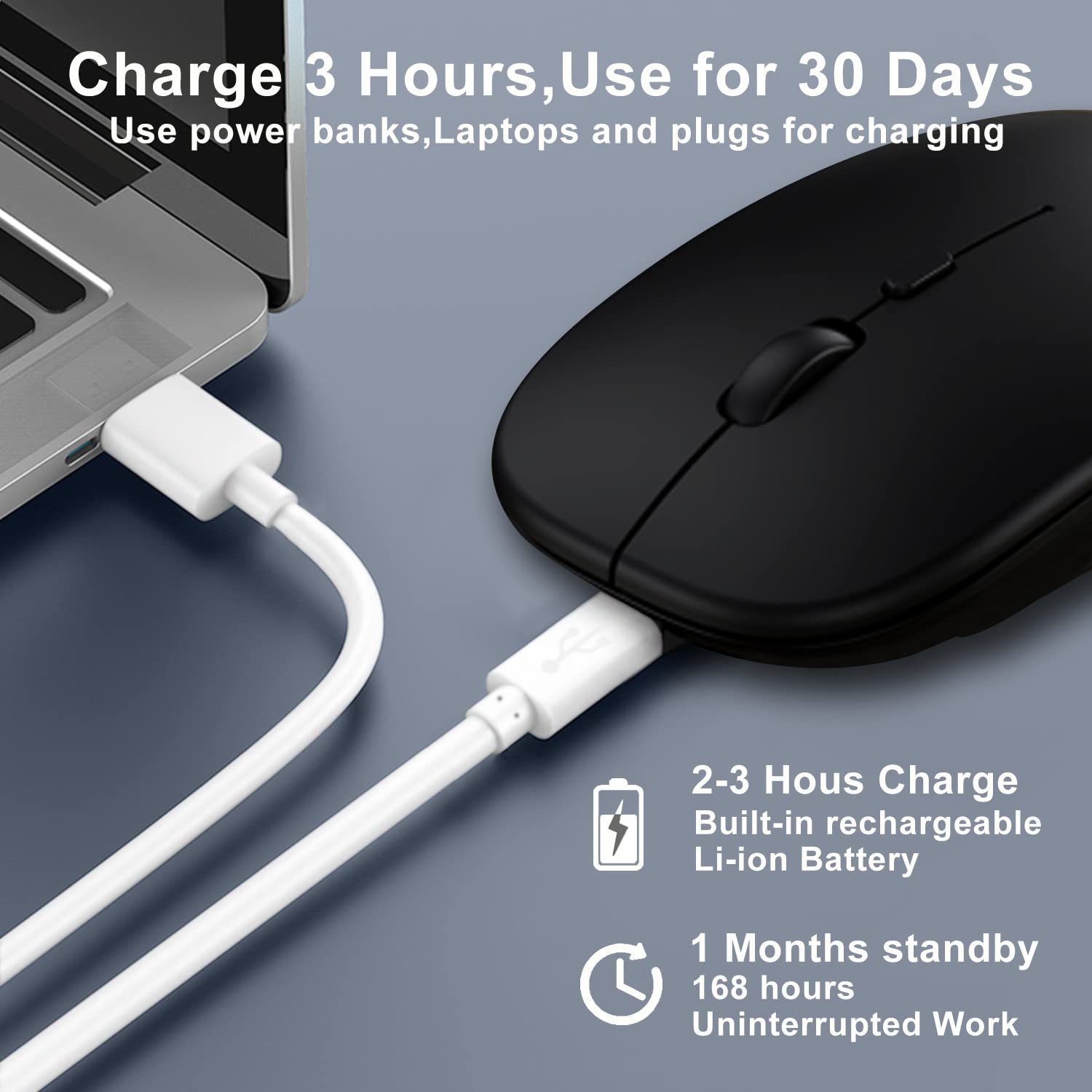 Wireless 2.4g Ultra-Thin Portable Computer USB Mouse With Nano Receiver ...