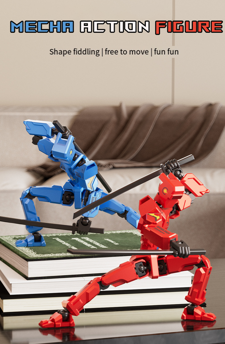 mecha 3D printed Dummy Lucky 13 Action Figure,T13,DIY gift ...