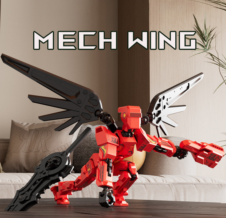 mecha 3D printed Dummy Lucky 13 Action Figure,T13,DIY gift ...