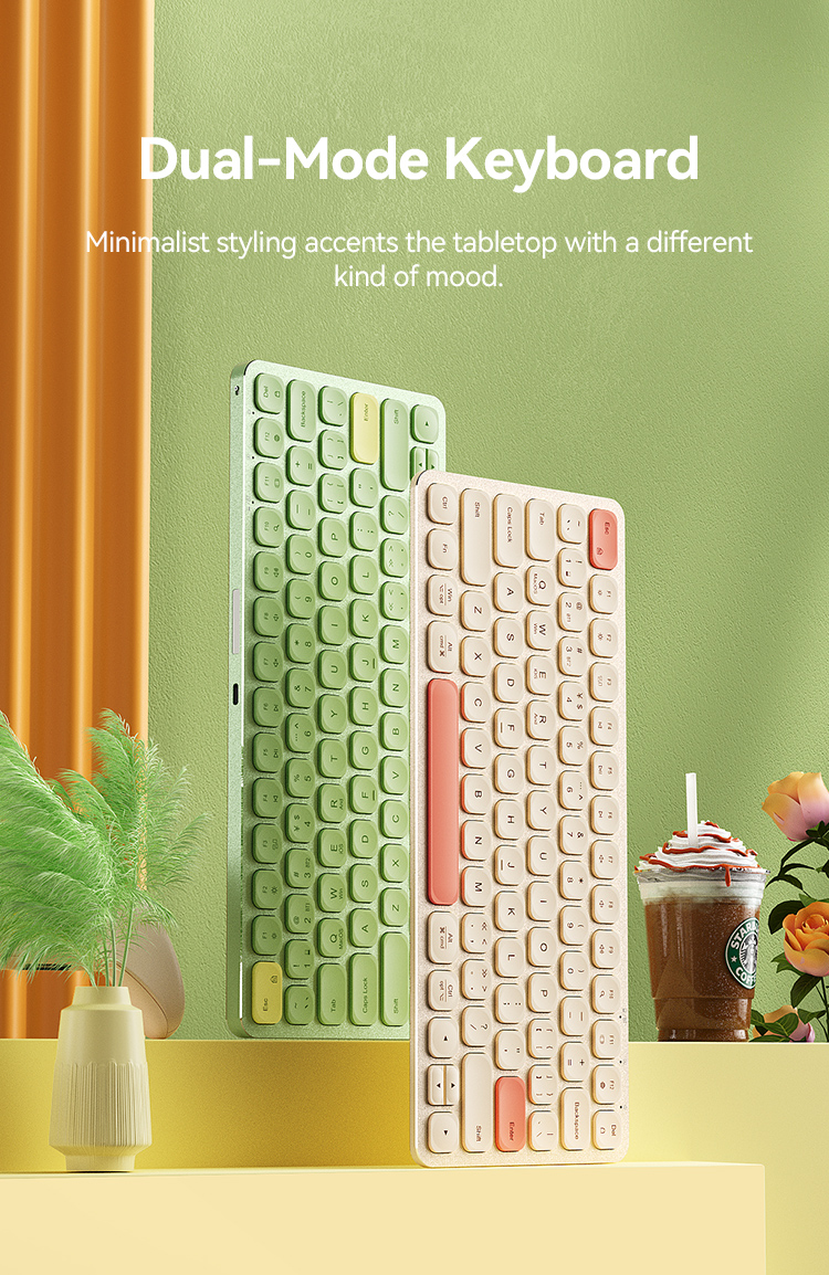 BOW portable 2.4G bluetooth wireless dual-mode keyboard HD286CL ...