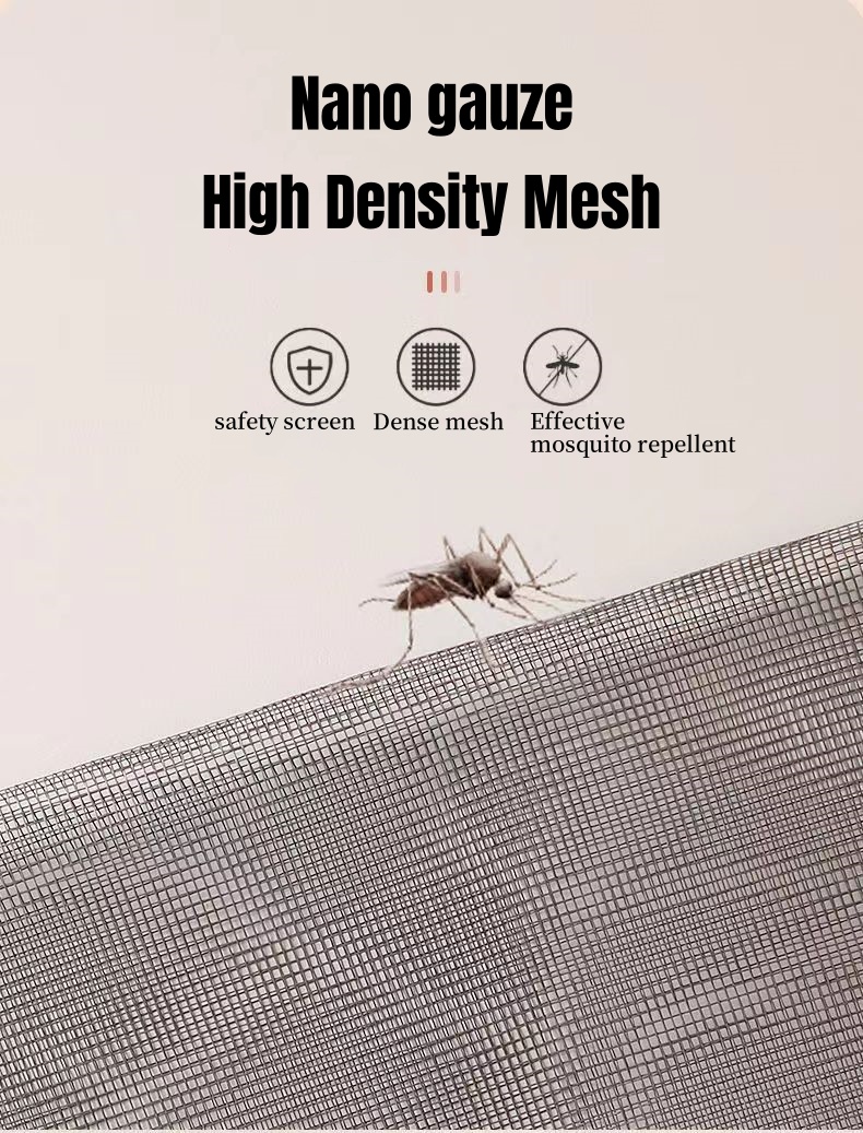 DIY Magnetic Screen Window with Frame Detachable Mosquito Screen for ...