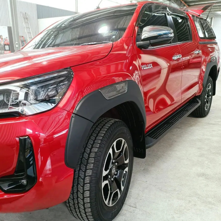 Revo Fender Flare Toyota Hilux Conquest Design Slim Fender Flare Matte ...