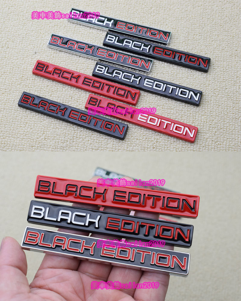 Metal Modified black edition Car Logo Sticker black Samurai Car Logo ...