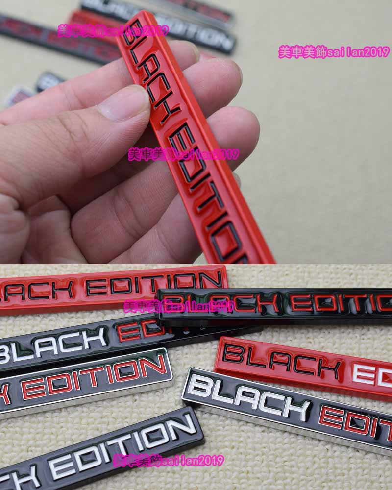 Metal Modified black edition Car Logo Sticker black Samurai Car Logo ...