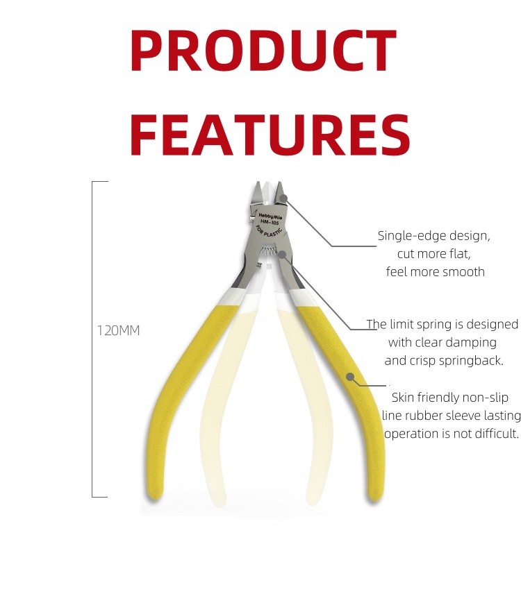 Ultra Thin Blade Nipper Nanye Side cutter Nipper single side thin blade ...