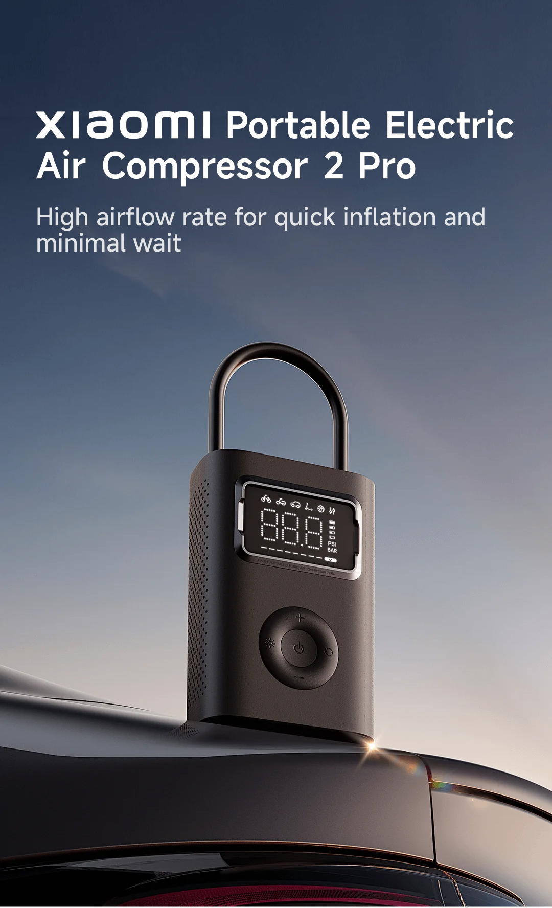Xiaomi Portable Electric Air Compressor 2 Pro Global Version | Shopee ...