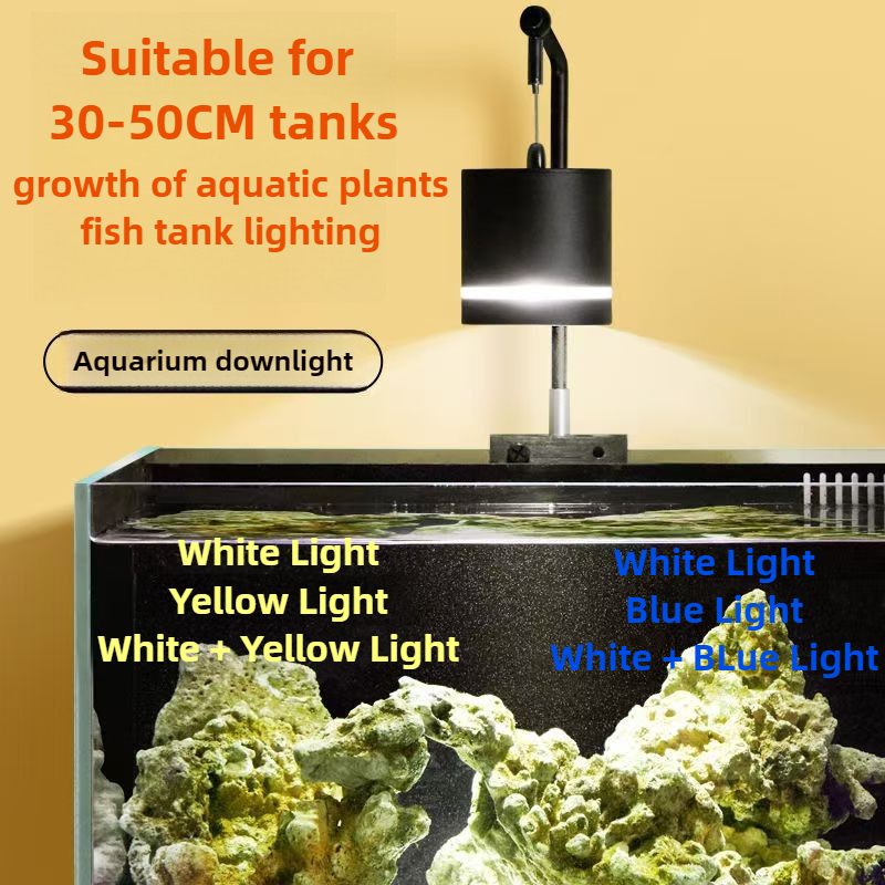Full Spectrum Aquarium Light Fish Tank Light Aquatic Plant Light Color ...