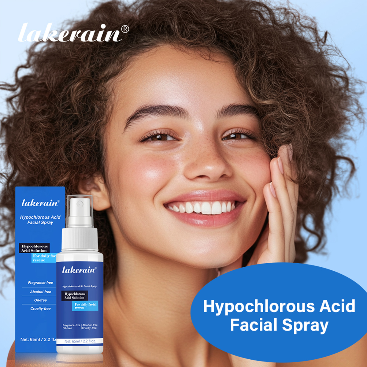 Lakerain Daily Rescue Facial Spray,Soothing Ph Balancing Toner For ...